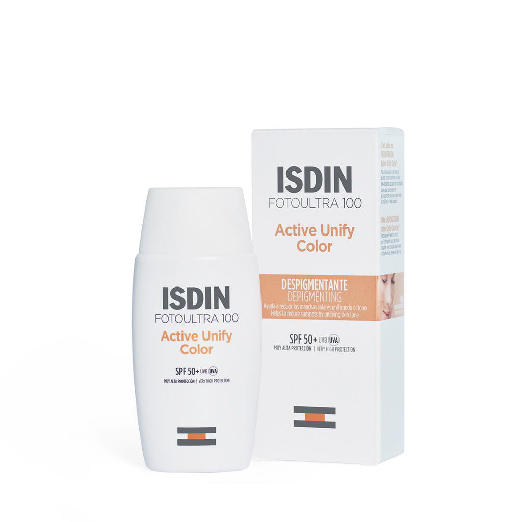 ISDIN Fotoultra active unify Cor rosto SPF50+ 50ml – Farmácia em Casa
