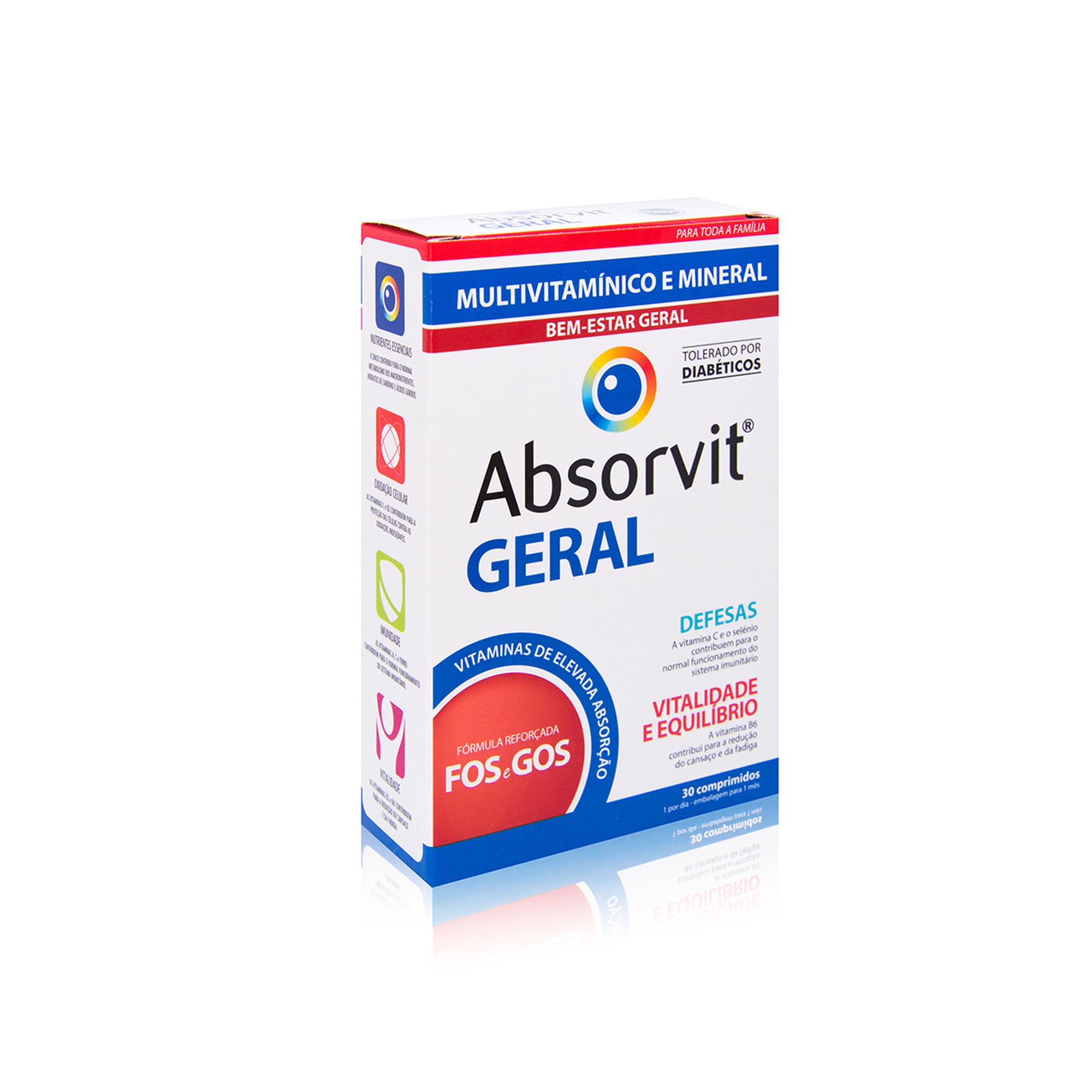 Absorvit Geral 30 comprimidos – Farmácia em Casa