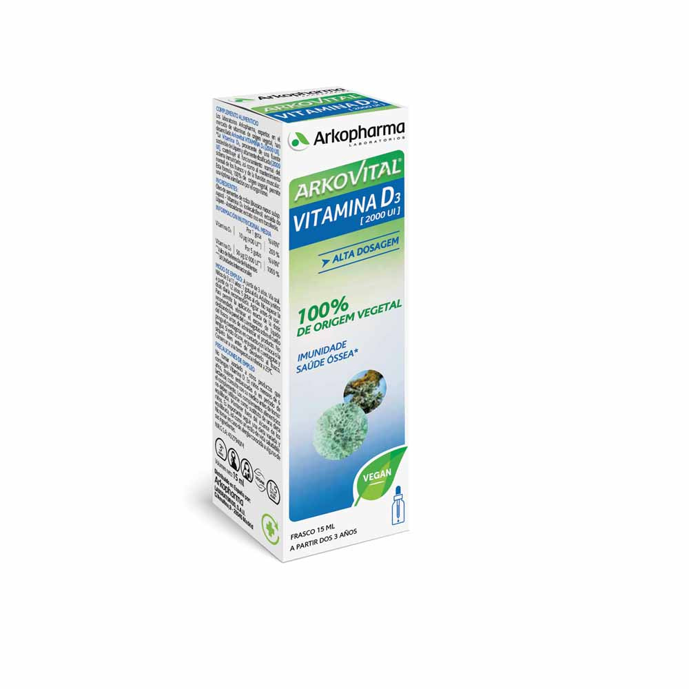 Arkovital Vitamina D3 Gotas 15 ml – Farmácia em Casa