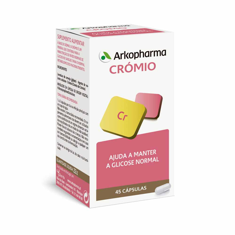 Arkopharma Cromio 45 cáps – Farmácia em Casa