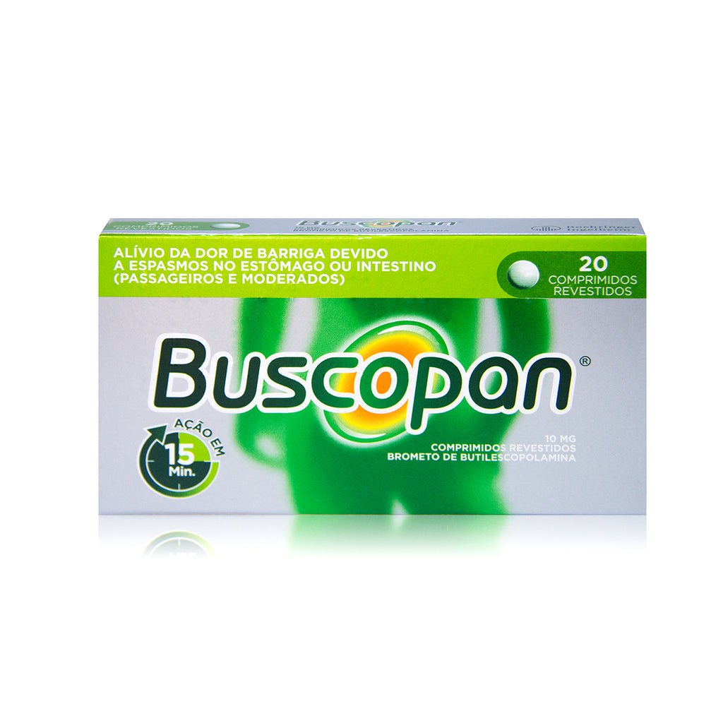 Buscopan 10mg x 20 comprimidos revestidos – Farmácia em Casa