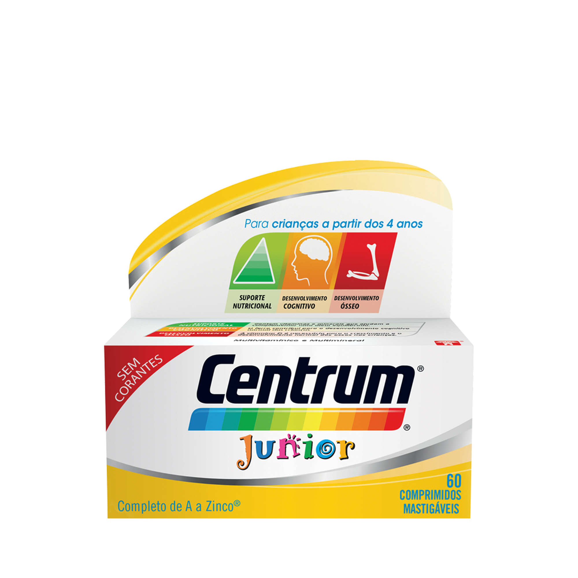 Centrum Júnior x 60 comprimidos mastigáveis – Farmácia em Casa