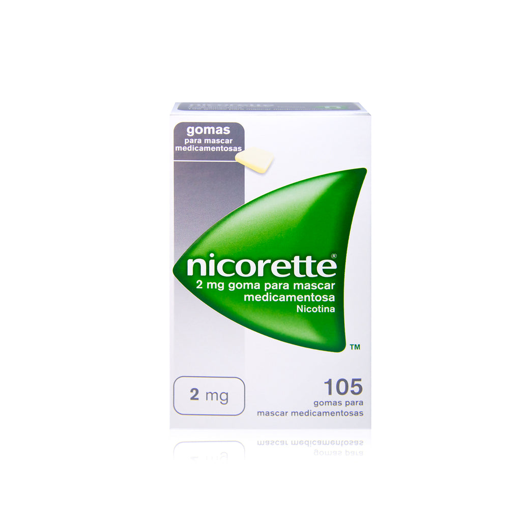 NICORETTE 2 MG X 105 GOMA NICOTINA – Farmácia em Casa