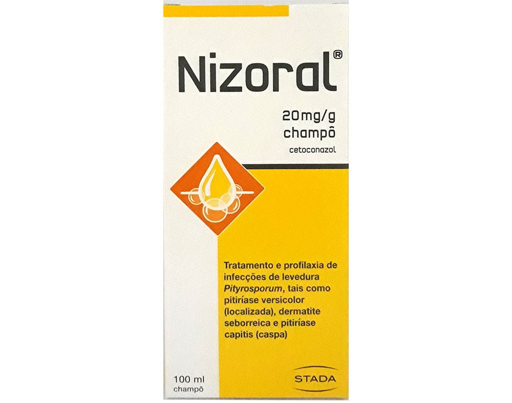 NIZORAL. 20 MG/GX 100 CHAMPO FRASCO CETOCONAZOL – Farmácia em Casa