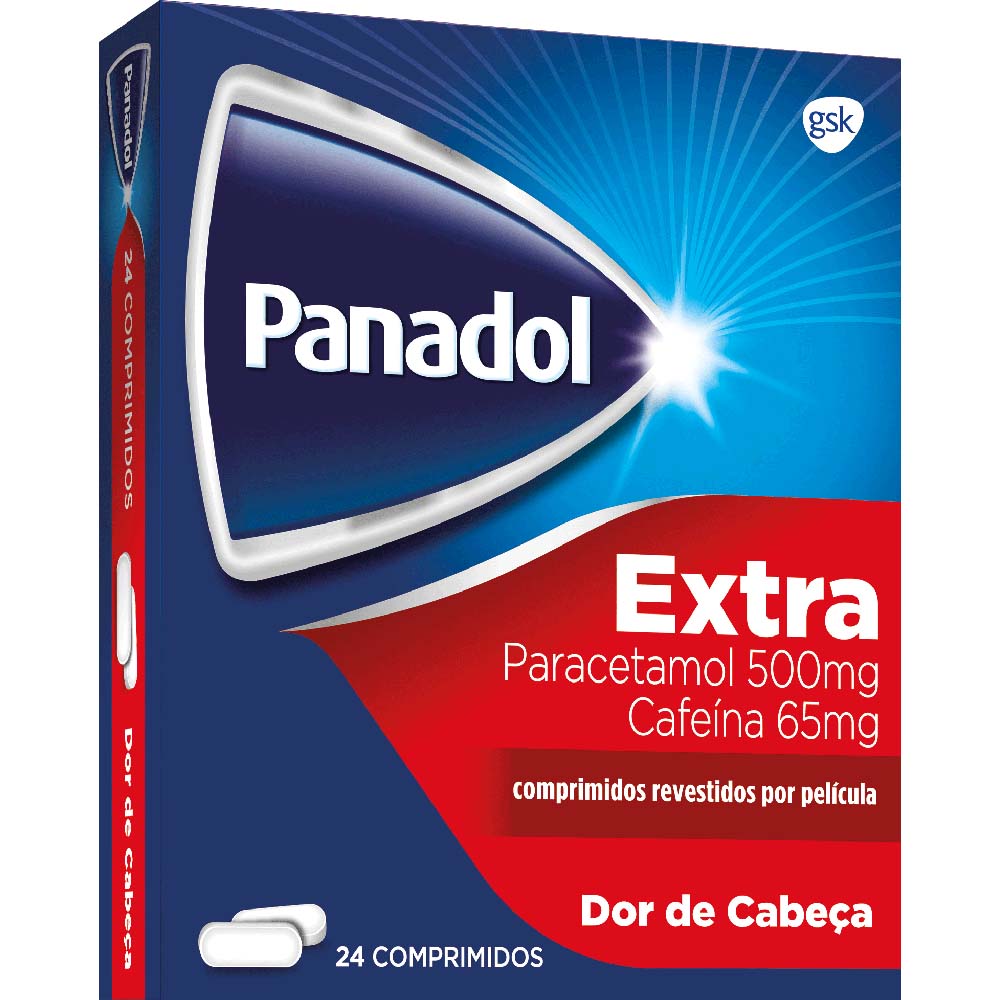 Panadol Extra 500 mg e 65 mg – Farmácia em Casa