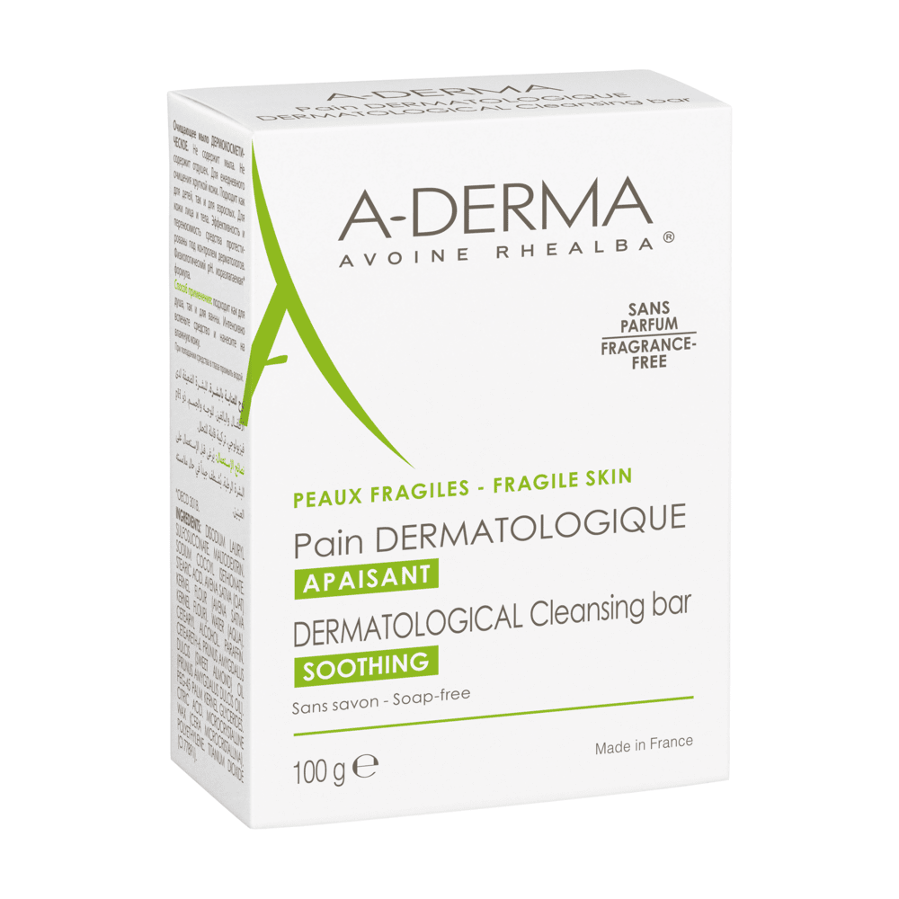 A-Derma sabonete dermatológico pele frágil 100g – Farmácia em Casa